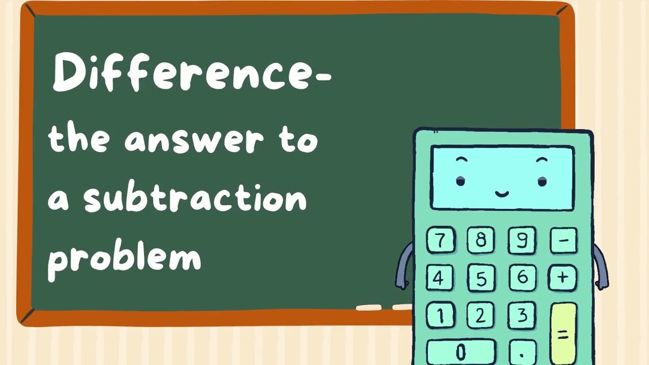 Math Vocabulary- Sum, Difference, Product, and Quotient - Mr. Pearson Teaches 3rd Grade