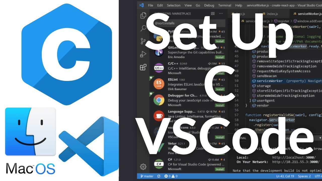 Set Up C Development With Visual Studio Code on Mac |  VSCode C Development Basics MacOS
