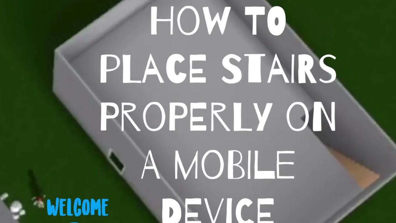 HOW TO PLACE STAIRS ON A IPHONE , IPAD OR TABLET ON BLOXBURG!