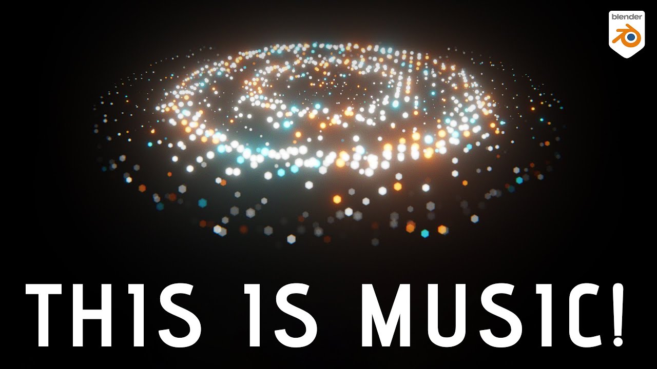 Geometry Nodes based Audio Visualizer in Blender