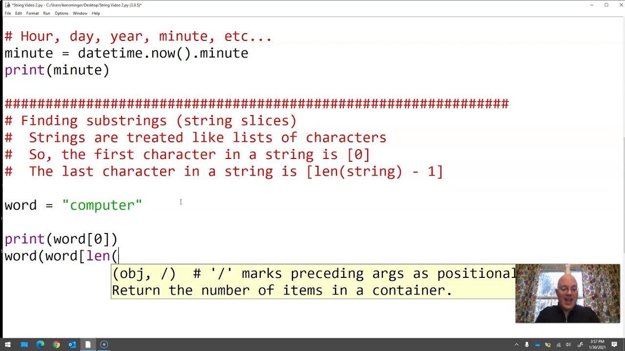 ICS Python String Video 2