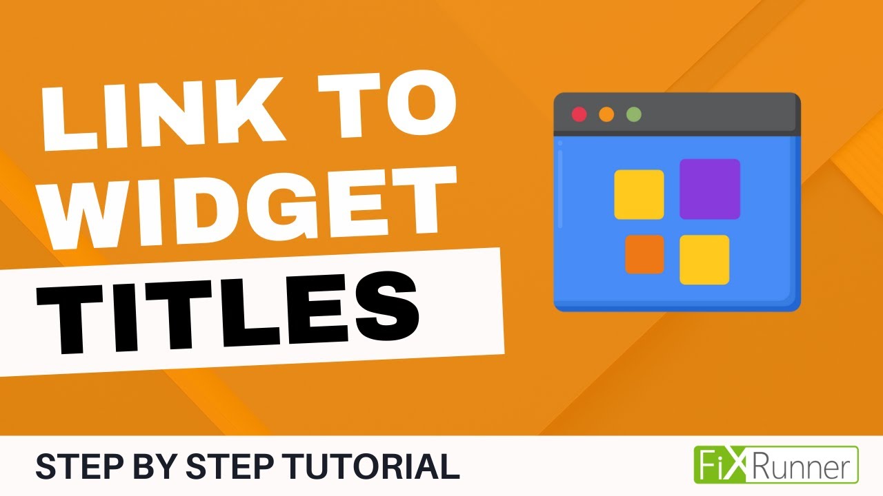 How To Add A Link To Widget Titles In WordPress