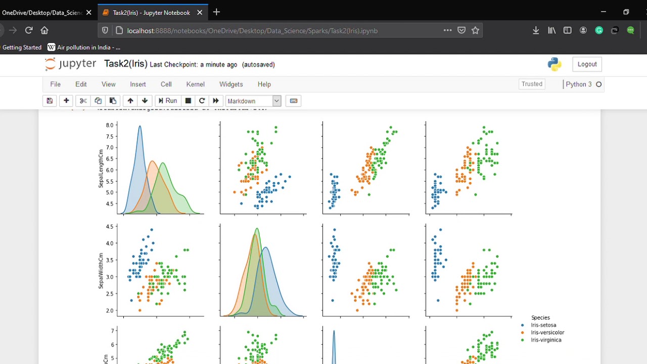 Task 2 (Iris dataset)