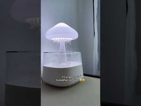 Rain cloud mushroom humidifier 🌧️ #giftideas #anxiety #relaxing #aesthetic