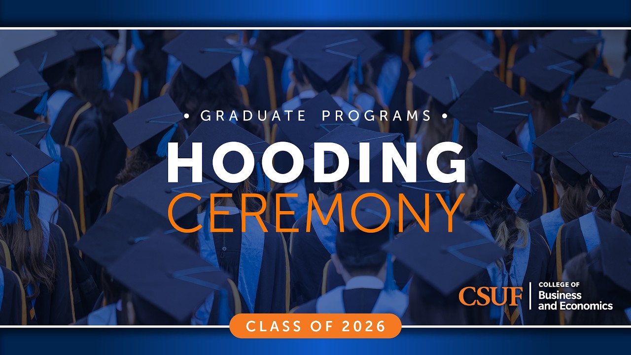 Masters in Business Hooding Ceremony 2026