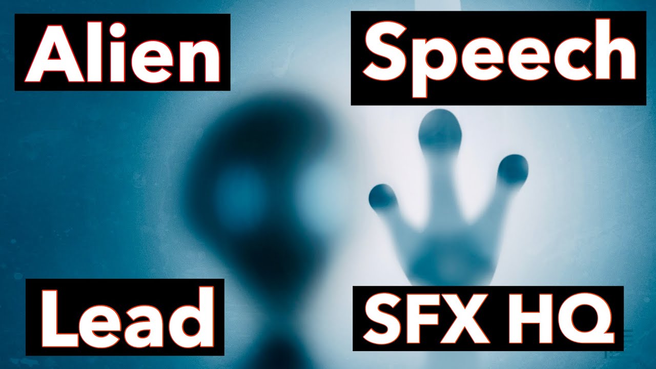 Alien Speech Lead Sound Effect | High Quality