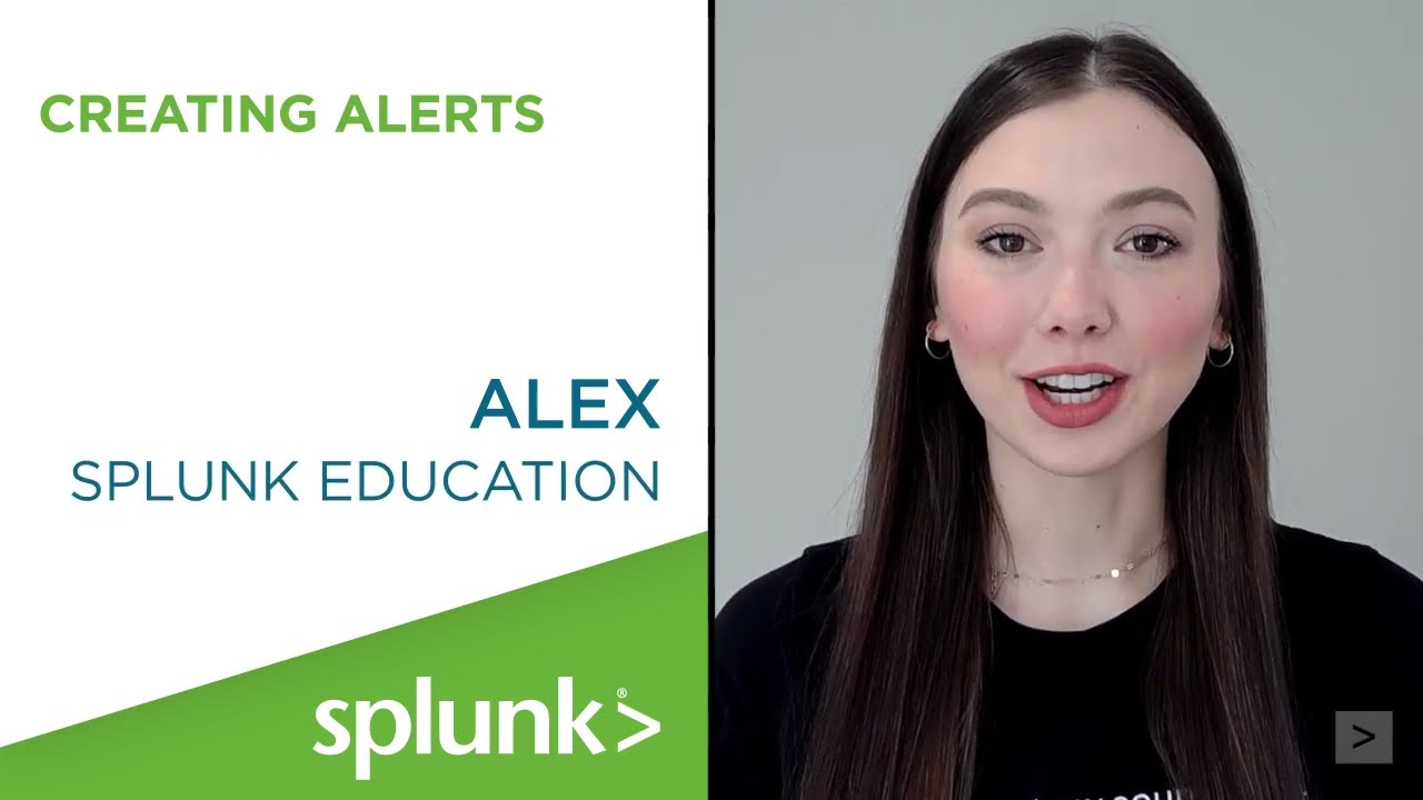 Creating Alerts in Splunk Enterprise