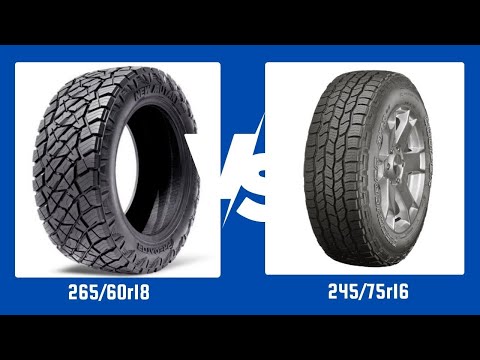 Tire Size 265/70r16 vs 245/75r16