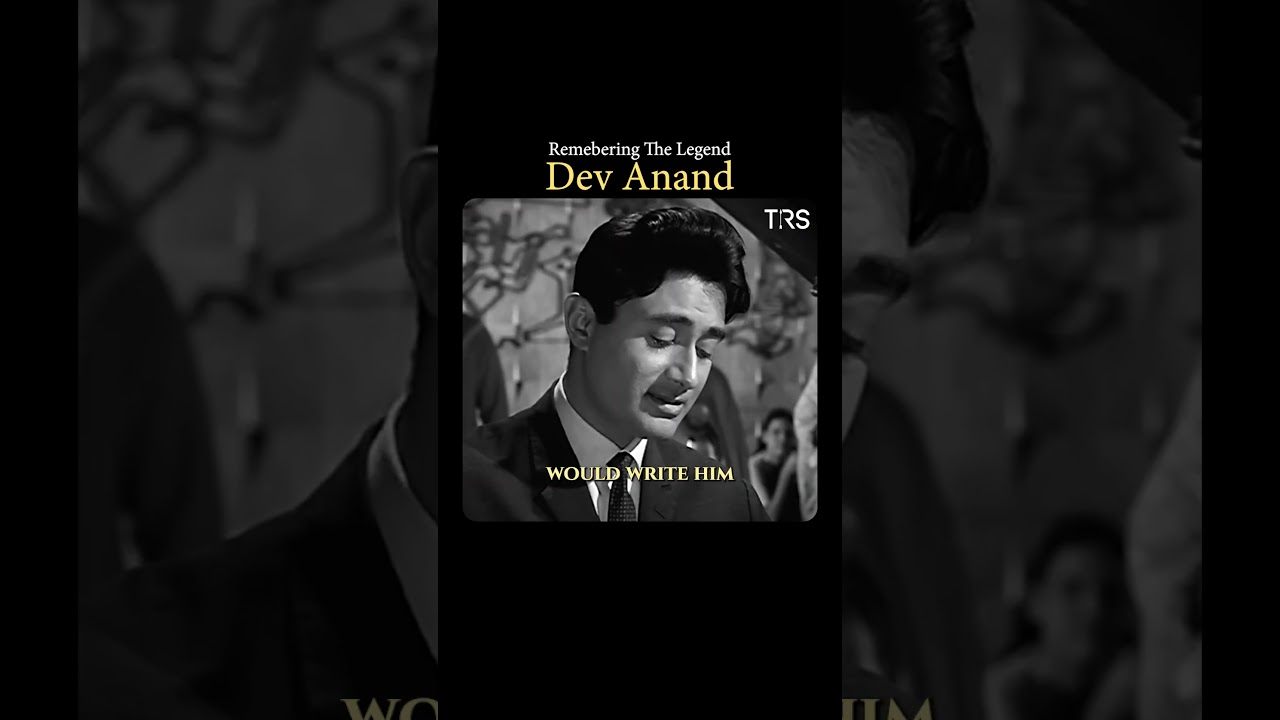 Dev Anand: The Most Handsome Actor Ft. Sohum Shah #shorts