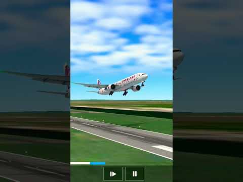 😳Go Around😳 🇺🇲 PAN AM Boeing 777-300ER At London City Airport in #rfs #shorts #landing #boeing777