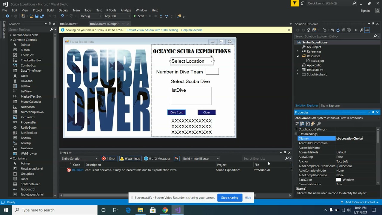 Visual Basic Chapter 7 Guided Program Development Part 2 - Coding