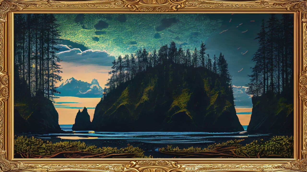 Olympic National Park Frame TV Art Washington Wallpaper 4K HD Screensaver Digital Display Slideshow