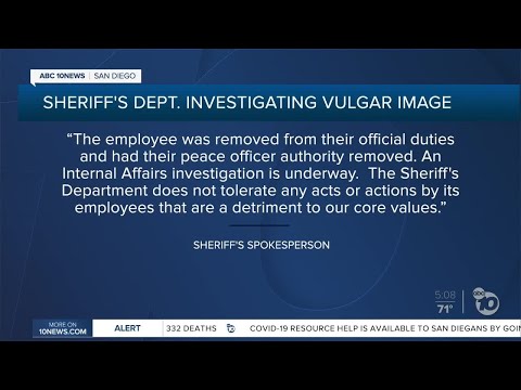 San Diego Sheriff's investigates deputy over vulgar image