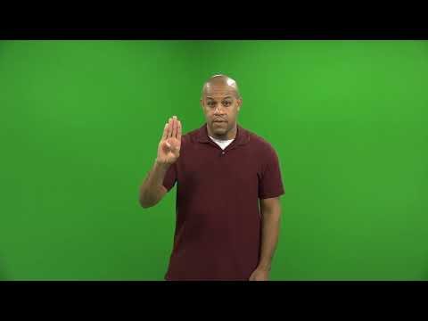 American Sign Language ASL Video Dictionary - Cornerback football