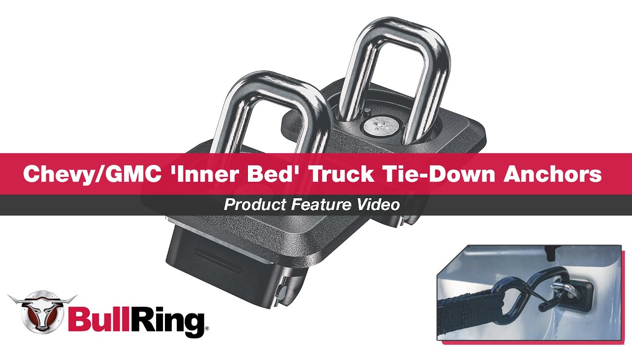 BullRing Chevy/GMC 'Inner Bed' Truck Tie-Down Anchors - Product Feature