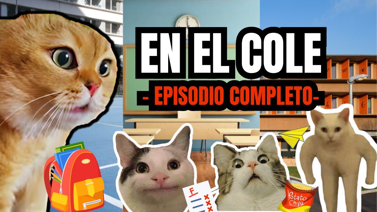 EN EL COLEGIO, episodio completo (meme de gatos)
