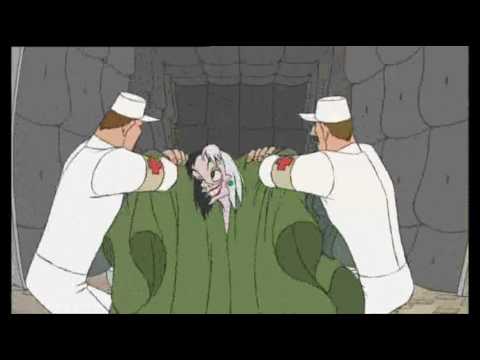 101 Dalmations II Cruella De Vil Mental Scene