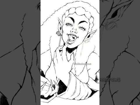 😈🩸 Drolta (Castlevania: Nocturne) speedpaint #art #castlevania #fanart #shorts