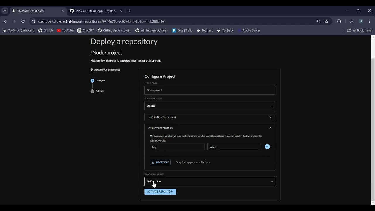 Deploy Your Node.js Application with Toystack AI: A Step-by-Step Tutorial