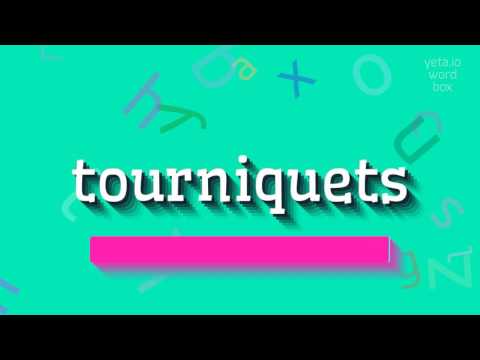 How to say "tourniquets"! (High Quality Voices)