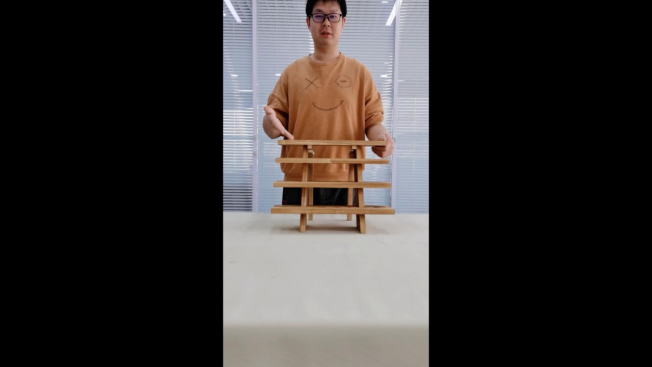 Wooden Cupcake Towers丨4 Tiers Plant Stand丨Assembly & Display