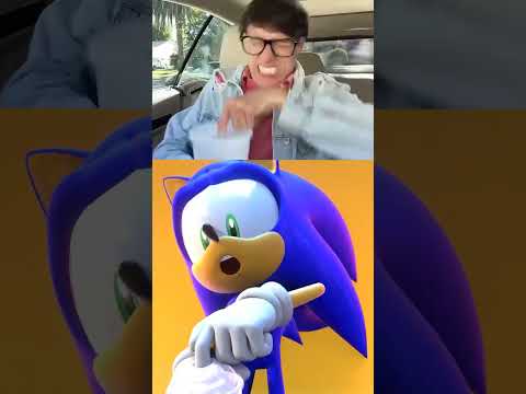 Sonic getting finger Trap in Grimmace Shake vs Original #sonic