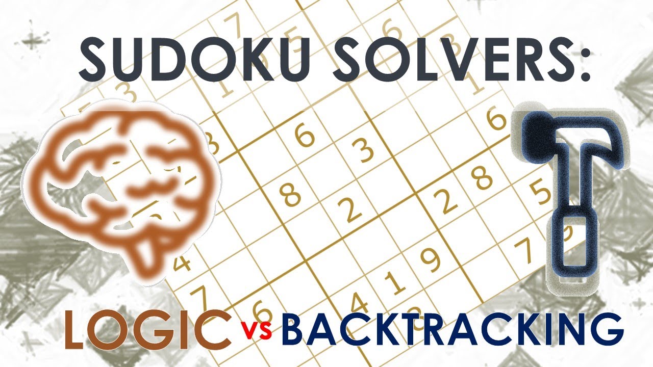 Sudoku solvers: backtracking or logic?