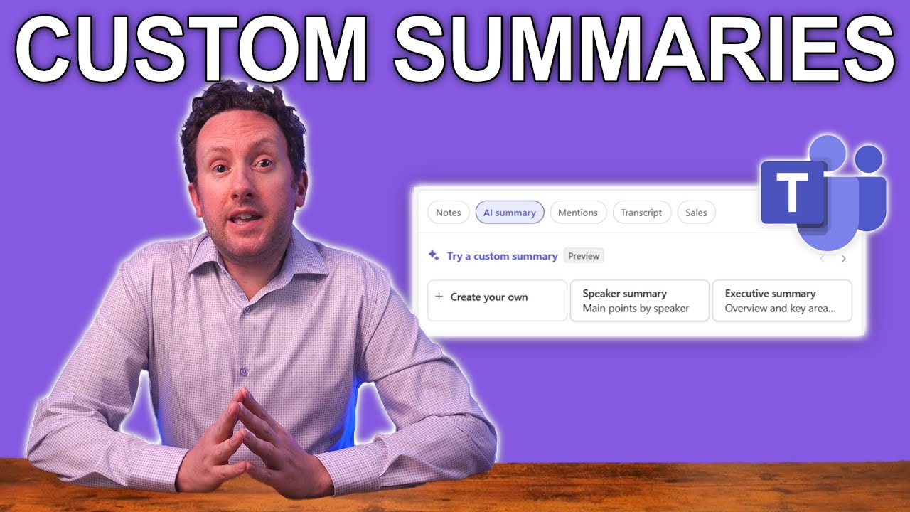 Copilot: Create Custom AI Summaries for Teams Meetings