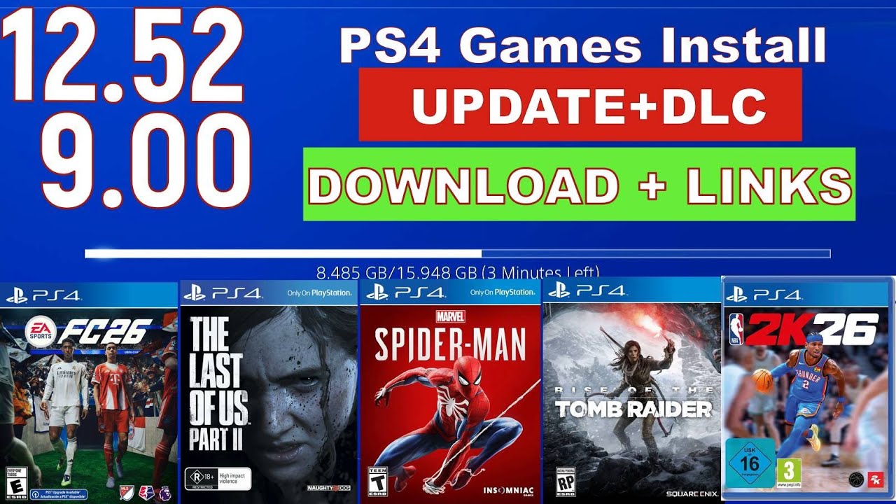 How To Install (PS4 PKG Games) On A PS4 Jailbreak (9.00-12.52)