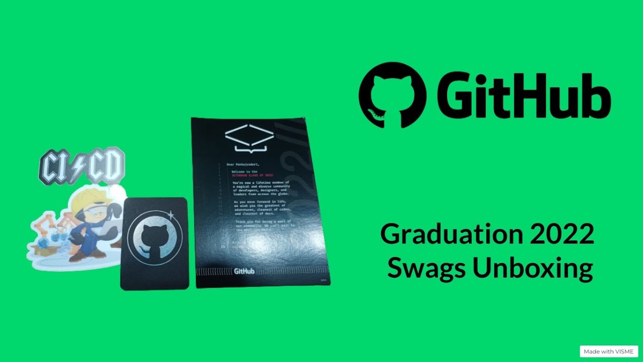 GitHub Graduation 2022 || Github Postcards || Github Swags || Unboxing 🔥🔥🔥🔥
