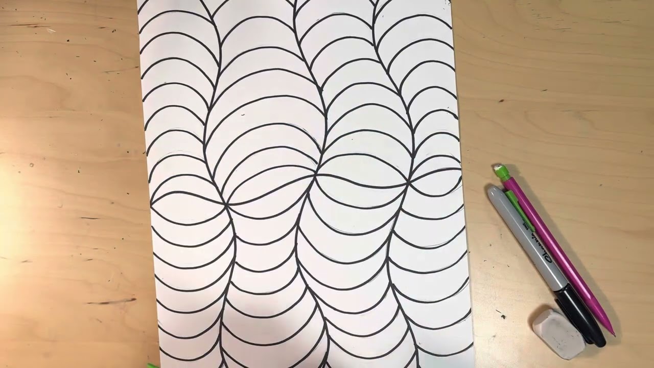 Wavy Tubes Optical Illusion - 2022