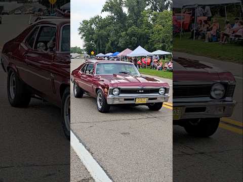 1970 Chevrolet Nova SS Classic Car Drive By Engine Sound Cruisin' Hines 2024