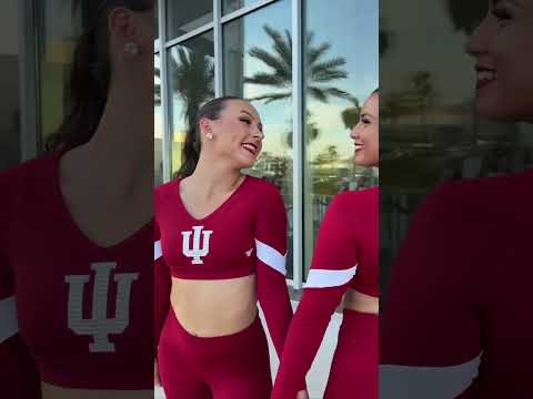 ▶️ Indiana RedSteppers Hey There ❤️🤍 Indiana University College Football & Basketball