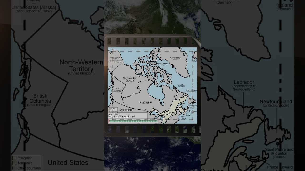 How Canada Grew: 400 Years of Changing Borders