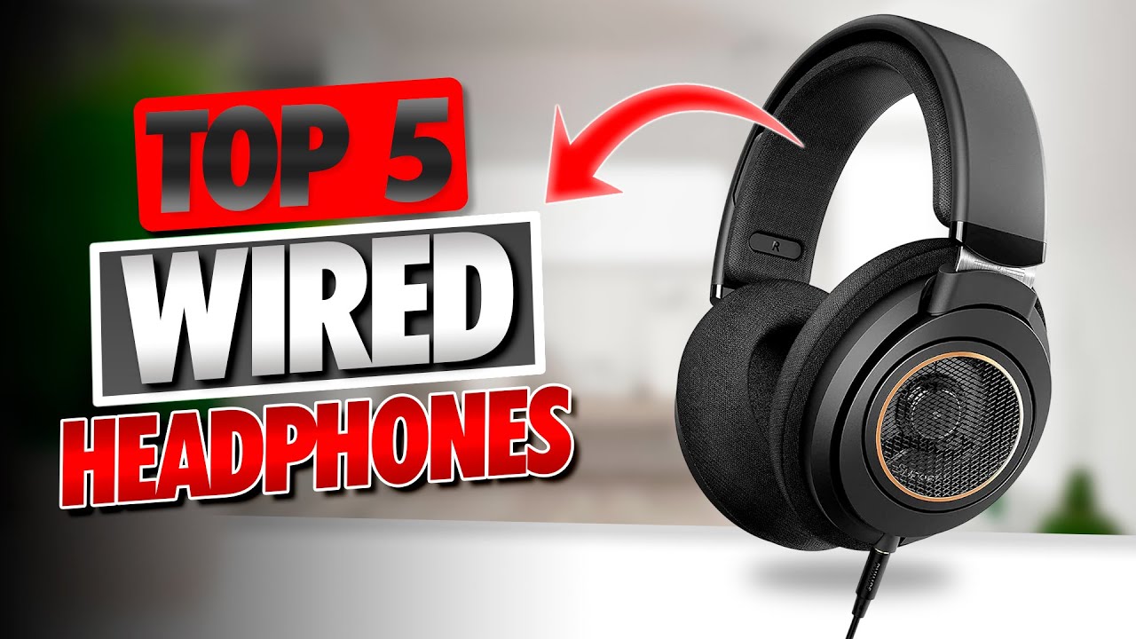 🔥 Top 5 Best WIRED HEADPHONES on Amazon [2025] ✅ [Cheap] For Music / Gaming / Studio Monitoring