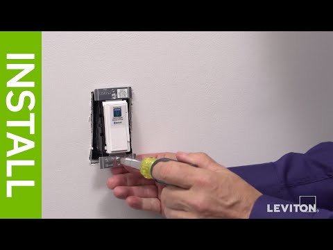 How to install a Leviton Decora Digital DDMX1 and DDM06 Dimmer