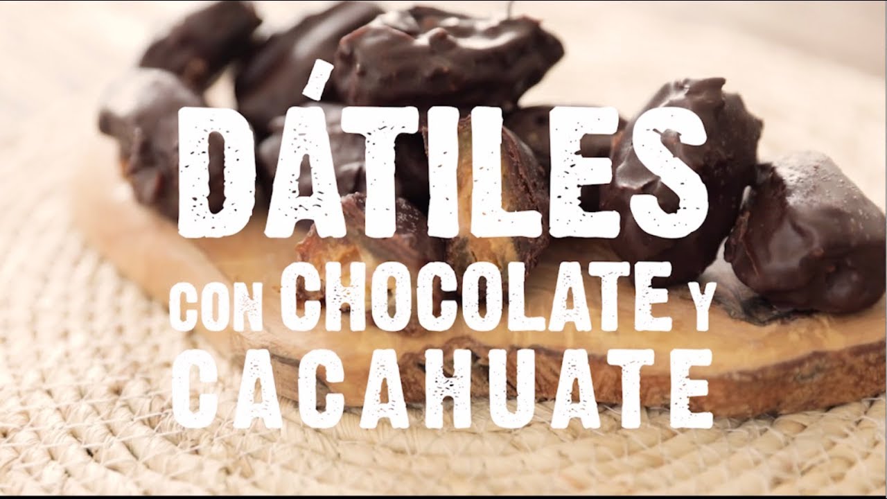 Dátiles con Chocolate y Cacahuate