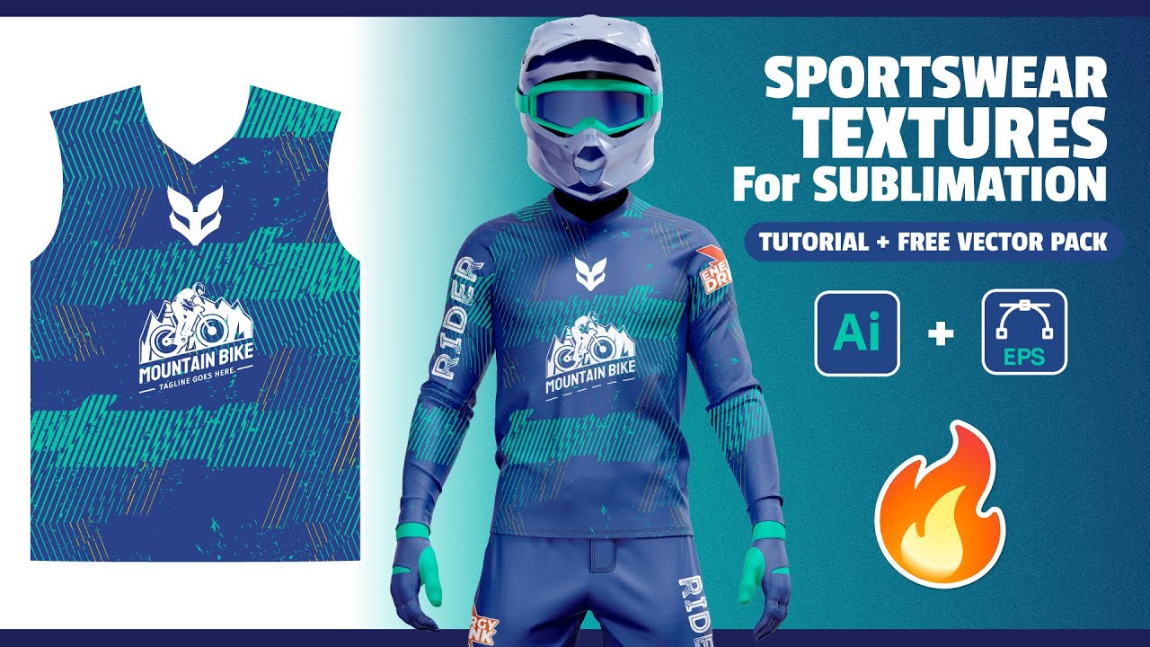 Create Vector Textures for Sportswear Sublimation 🚀 | Free Vector Pack