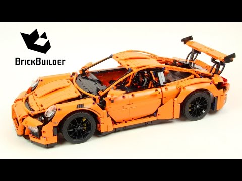 Watch a Lego Porsche 911 Assembled Piece by Piece