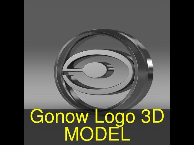 Gonow Logo 3D Model - FlatPyramid