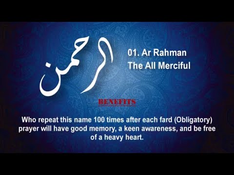 Allah 99 Names Meaning and Its Benefits in English
