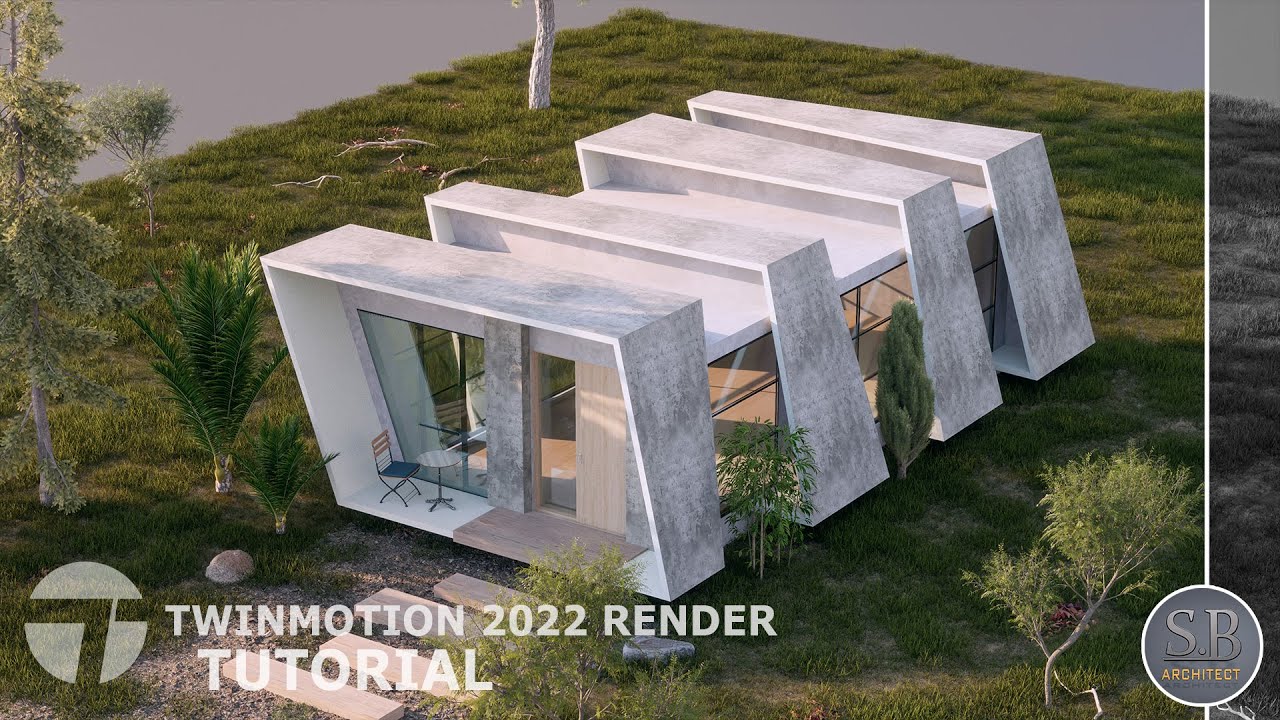 TWINMOTION 2022 - Exterior Render [ Path Tracing ] Tutorial - Detailed
