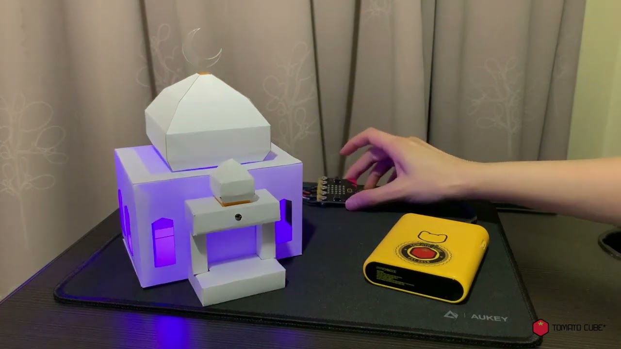 PaperCraft Mosque (Masjid) for micro:bit