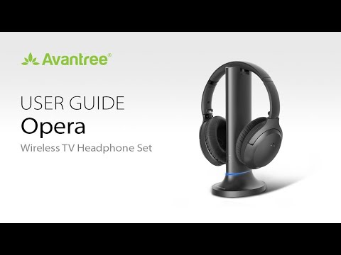Top Rated Wireless Headphones for TV Watching - Avantree Opera User Guide