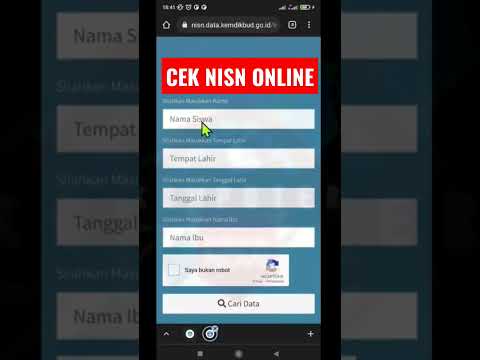 📢CEK NISN ONLINE