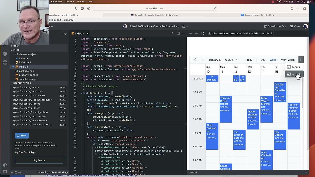 How to Display an Entire Week Without Scrolling in the React Scheduler