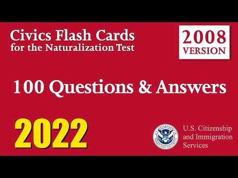 US Citizenship Test 2022 [100 QUESTIONS & ANSWERS]