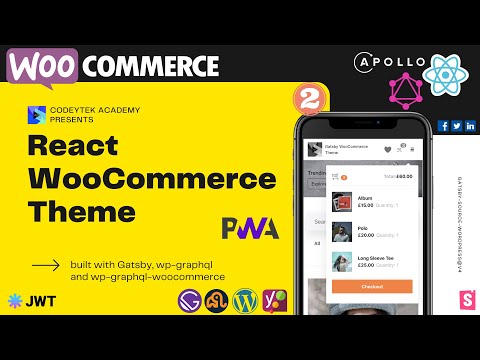 Learn Using React WooCommerce Theme | Gatsby Source WordPress Experimental | React WordPress ...