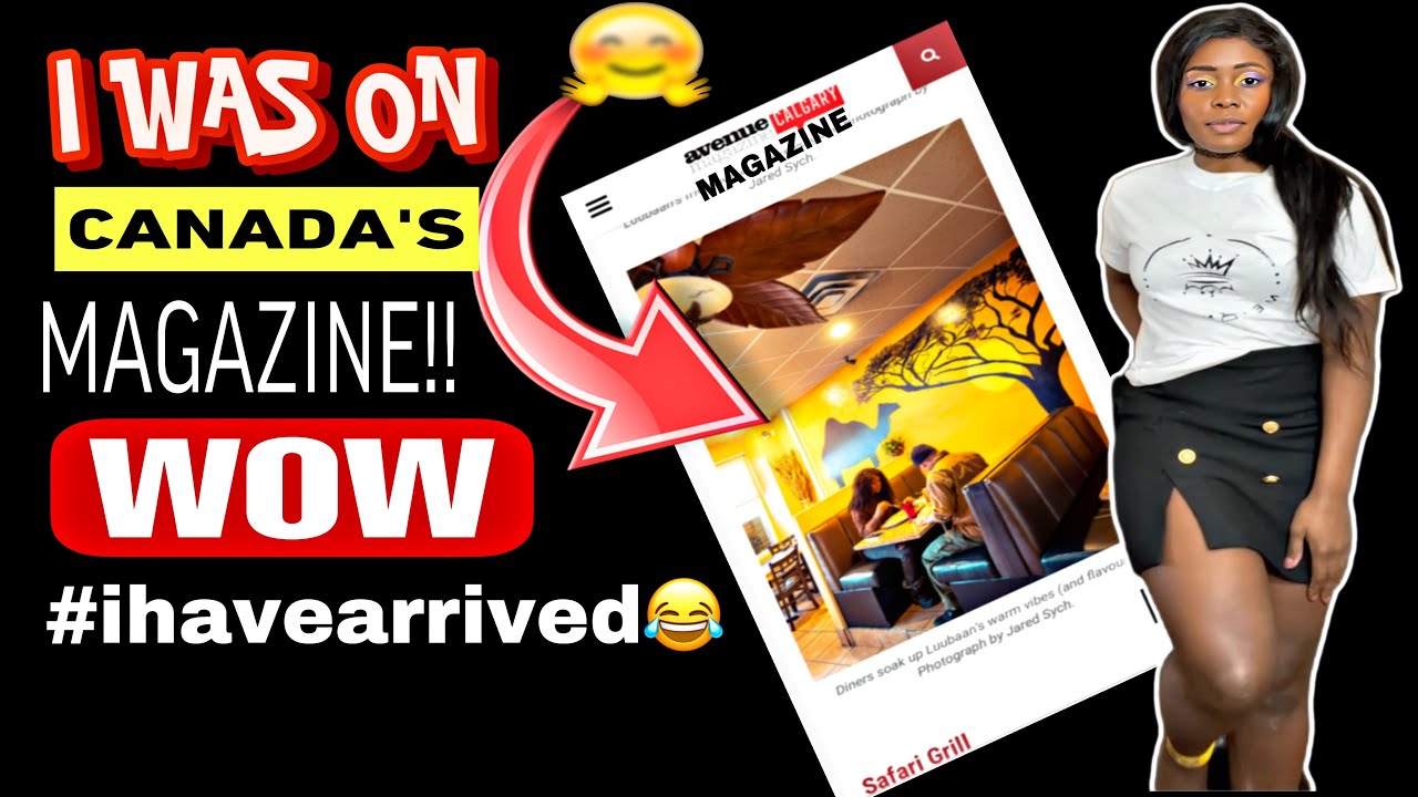 I am on a Canadian Magazine! Famous now.