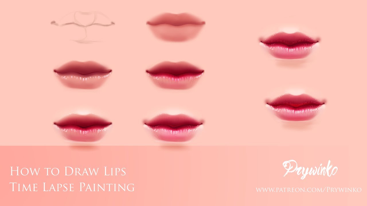 How to Draw Lips